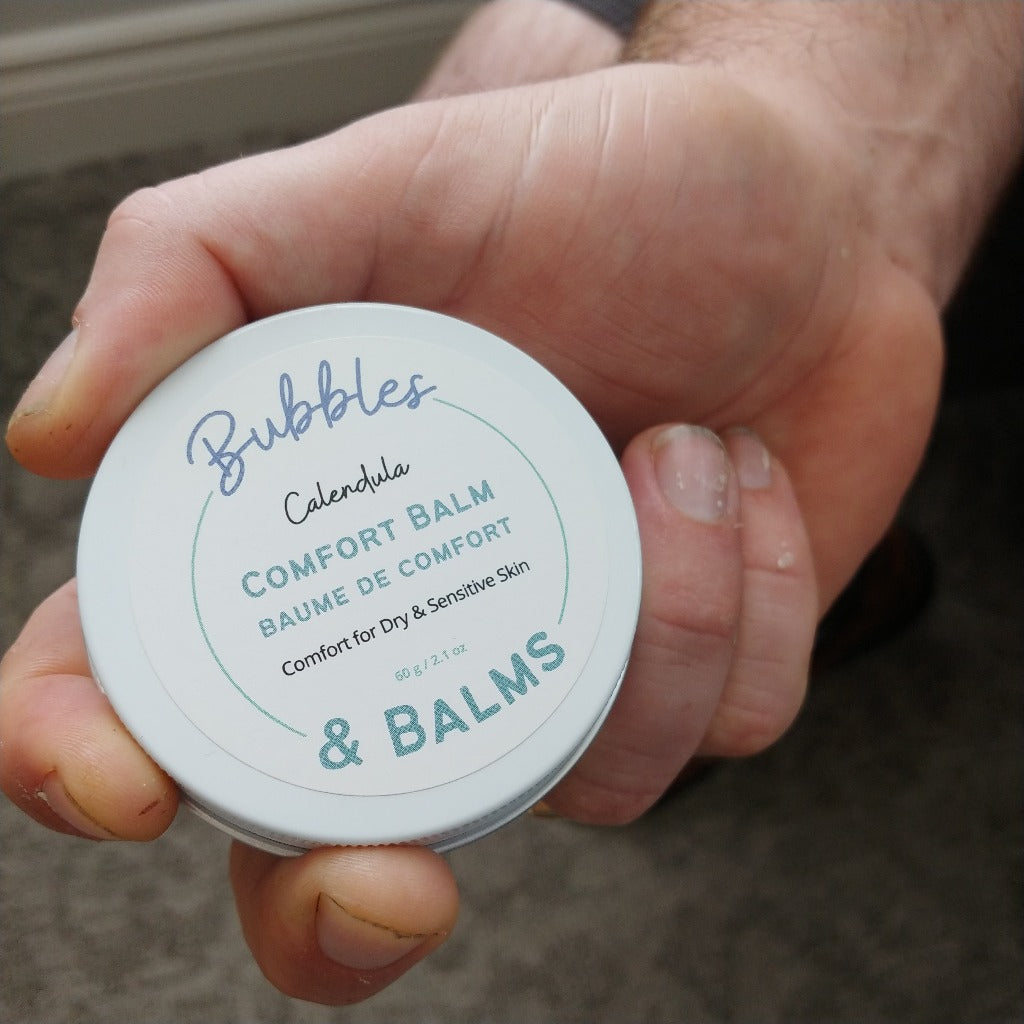 Calendula Comfort Balm | Soothing Relief for Dry, Itchy Skin – Bubbles ...