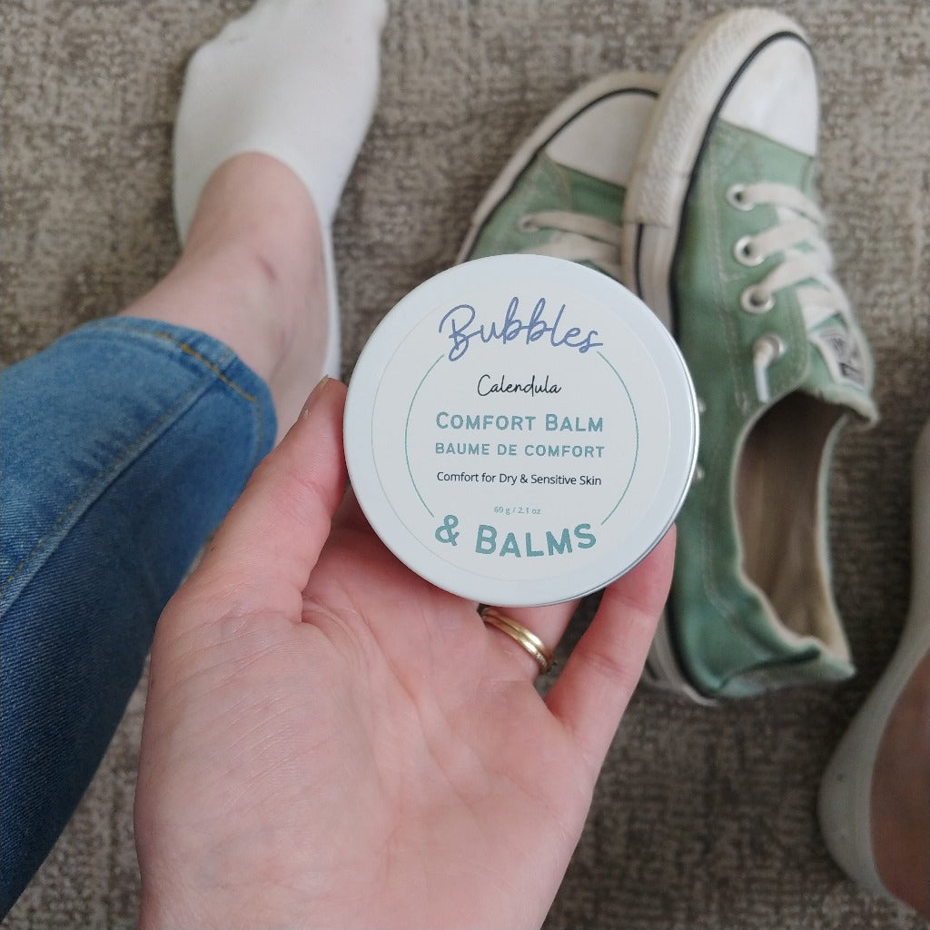 Calendula Comfort Balm | Soothing Relief for Dry, Itchy Skin – Bubbles ...